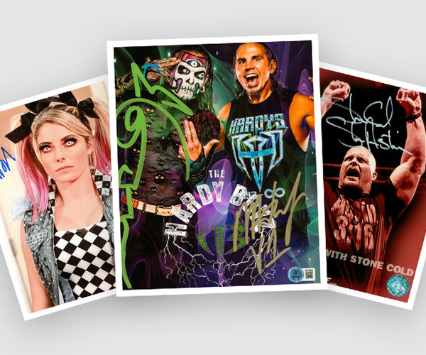Signed Wrestling 8x10 Photos – Signed By Superstars