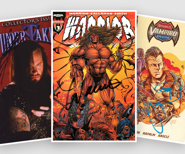 Signed Wrestling Comic Books – Signed By Superstars