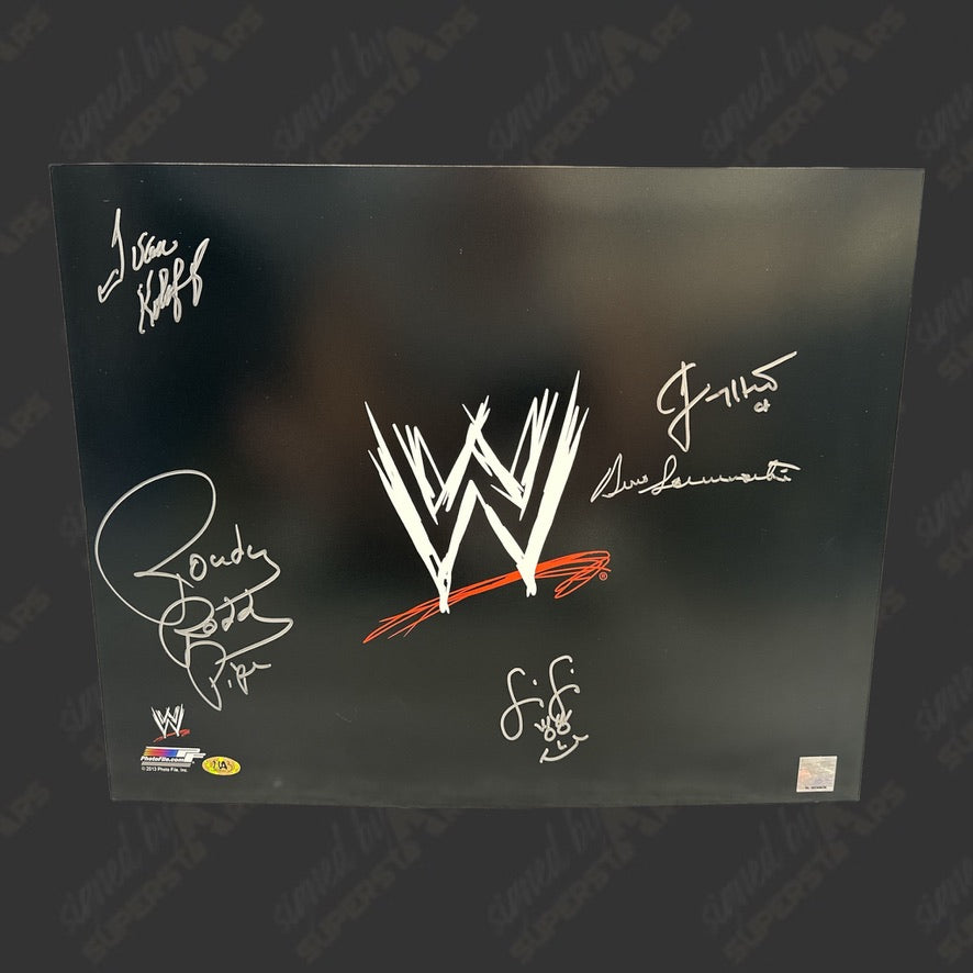 Rowdy Roddy Piper, Ivan Koloff, Jimmy Hart, Bruno Sammartino & FiFi mu ...