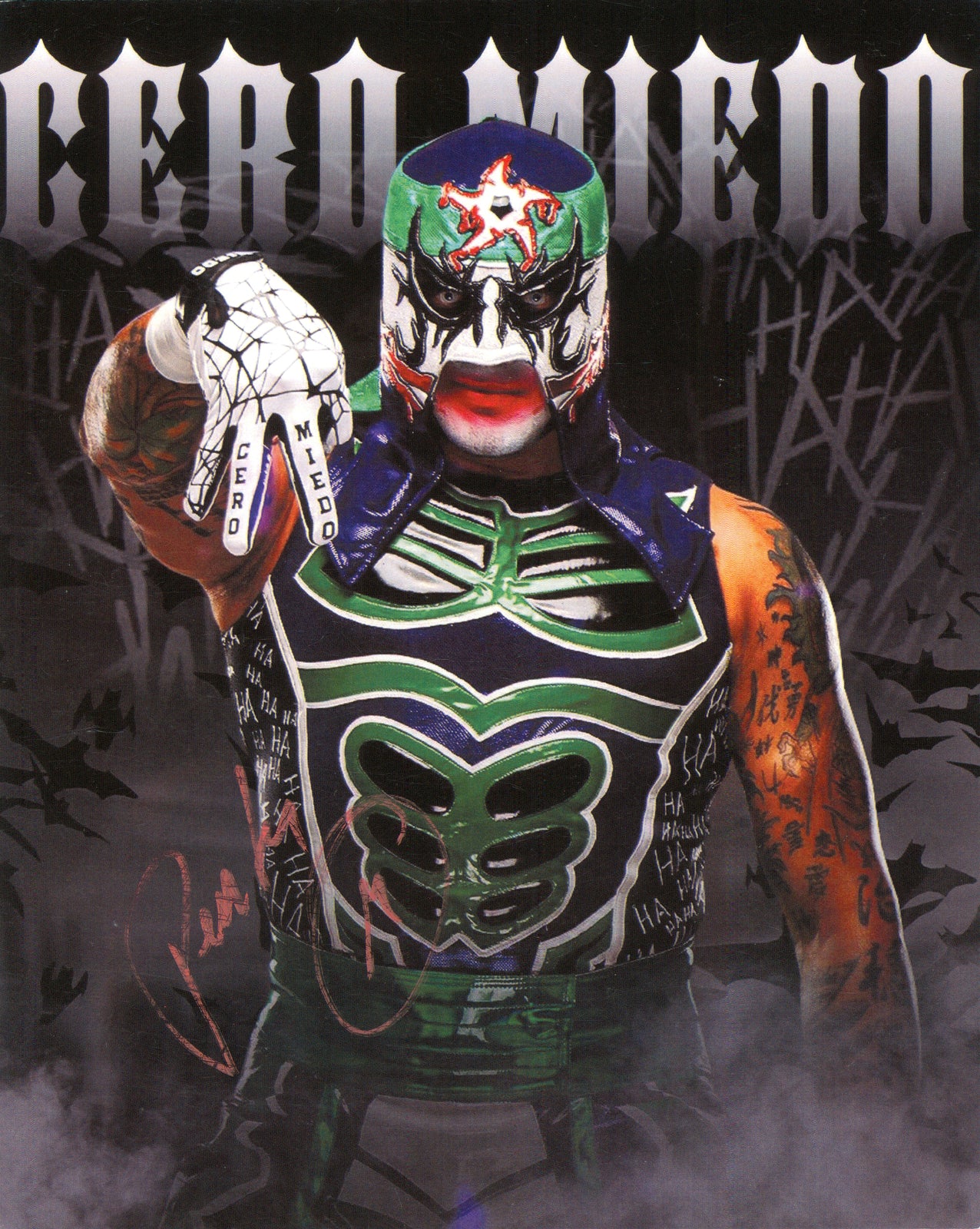 Penta Zero Miedo signed 8x10 Photo – Signed By Superstars