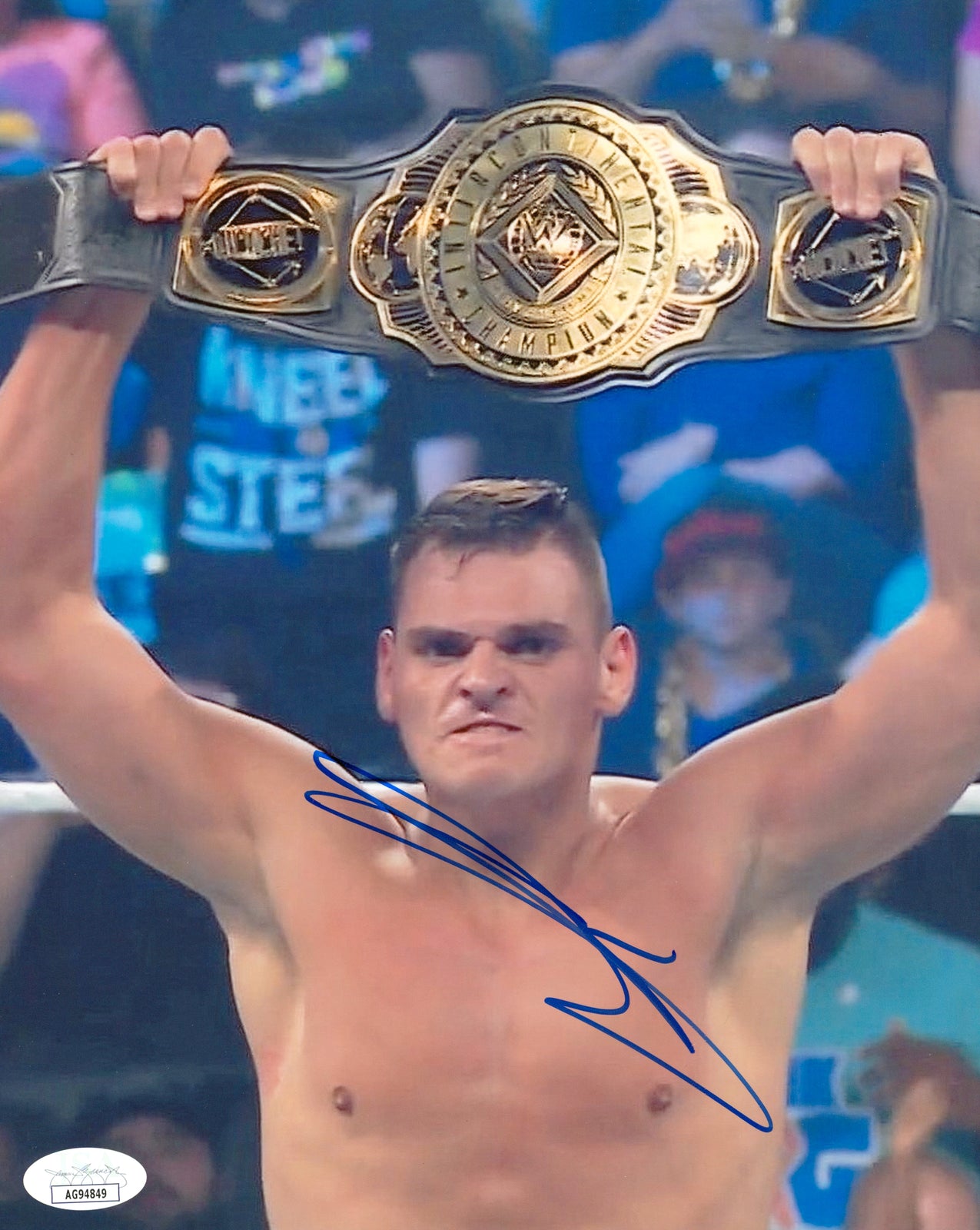 Gunther signed 8x10 Photo (w/ JSA) – Signed By Superstars