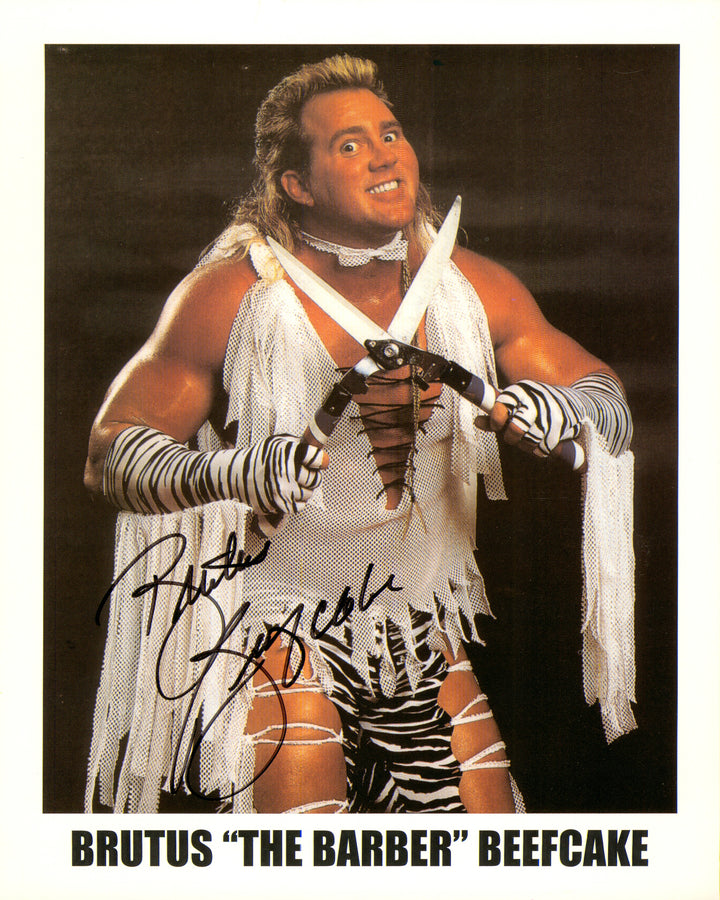 Brutus Beefcake signed 8x10 Photo – Signed By Superstars