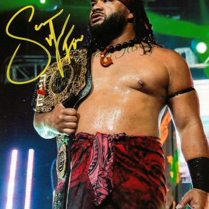 Jacob Fatu signed 8x10 Photo – Signed By Superstars