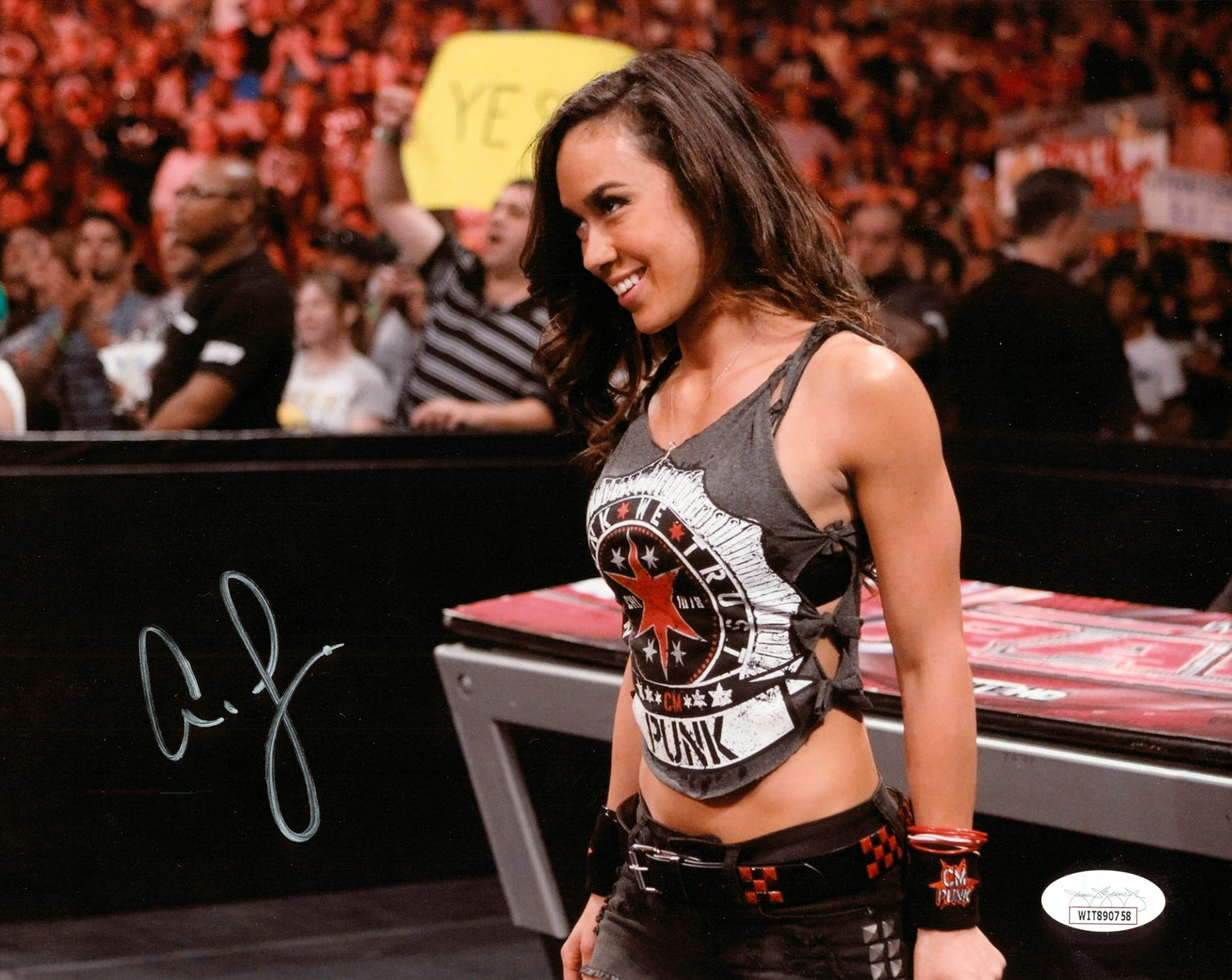 AJ Lee signed 8x10 Photo (w/ JSA) – Signed By Superstars