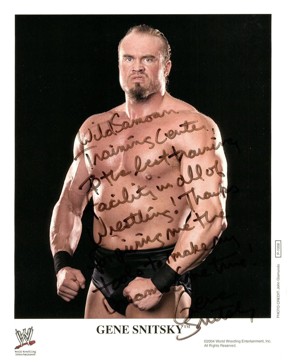 Gene Snitsky signed 8x10 Photo – Signed By Superstars