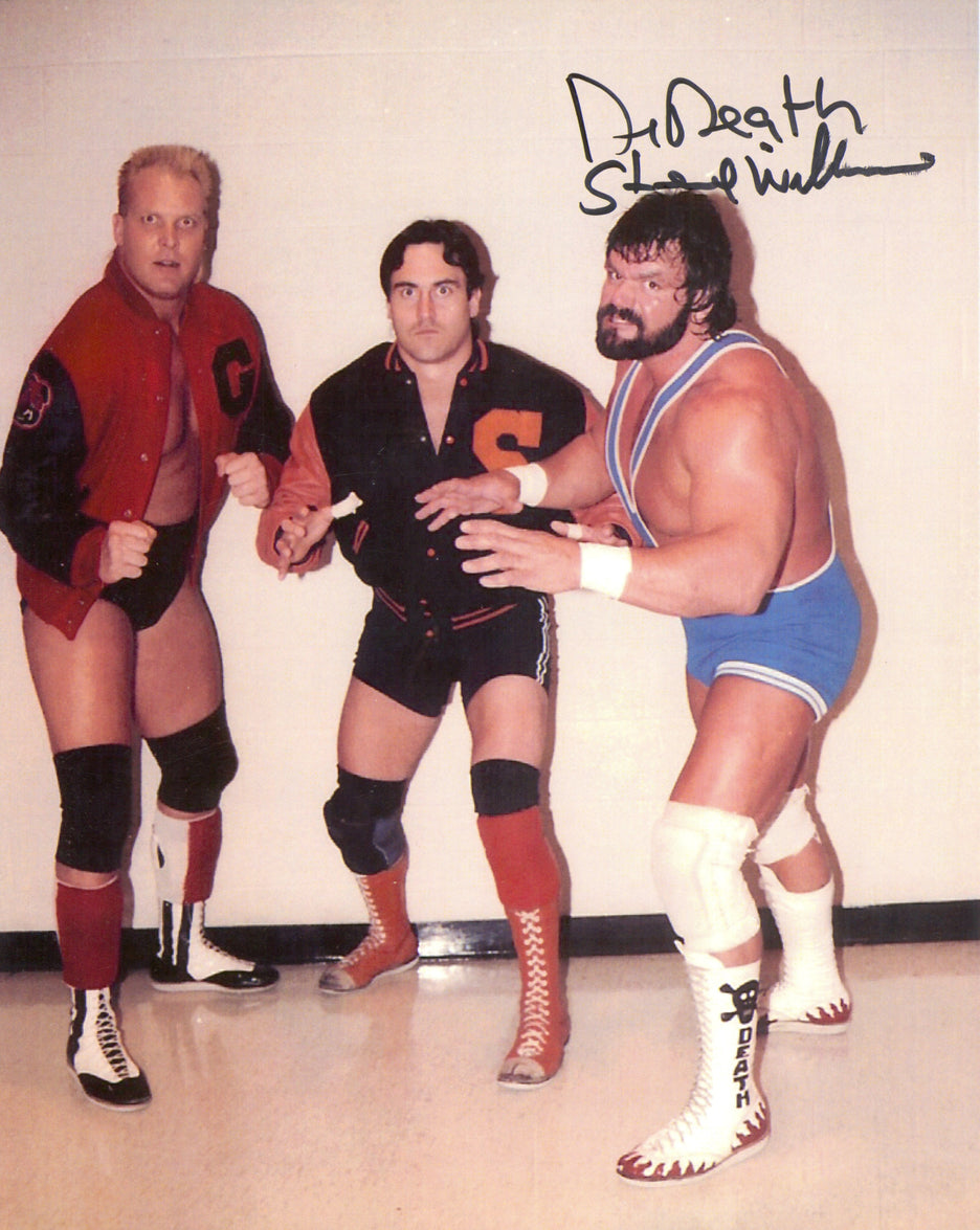 Dr Death Steve Williams signed 8x10 Photo – Signed By Superstars