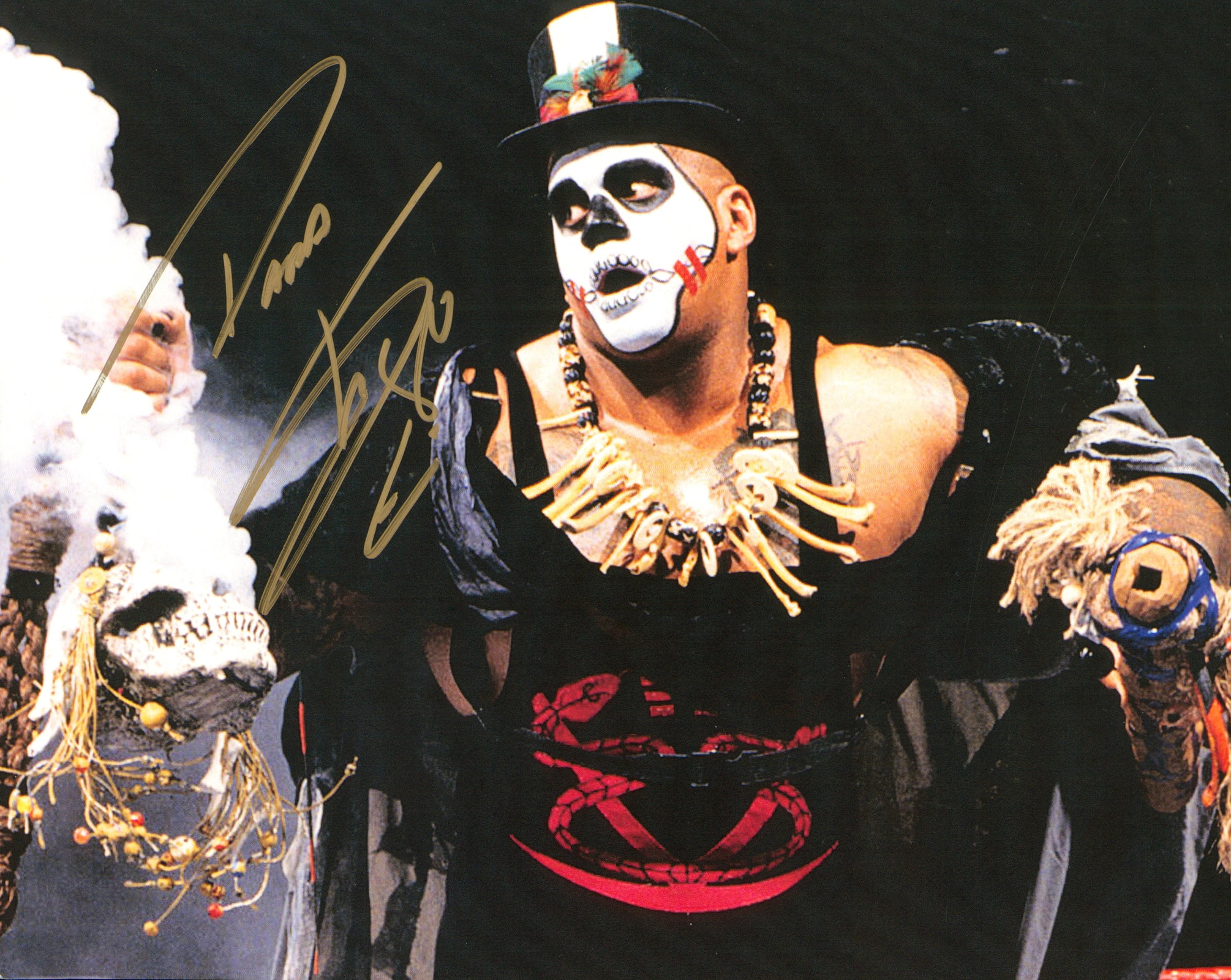 Papa Shango signed 8x10 Photo – Signed By Superstars