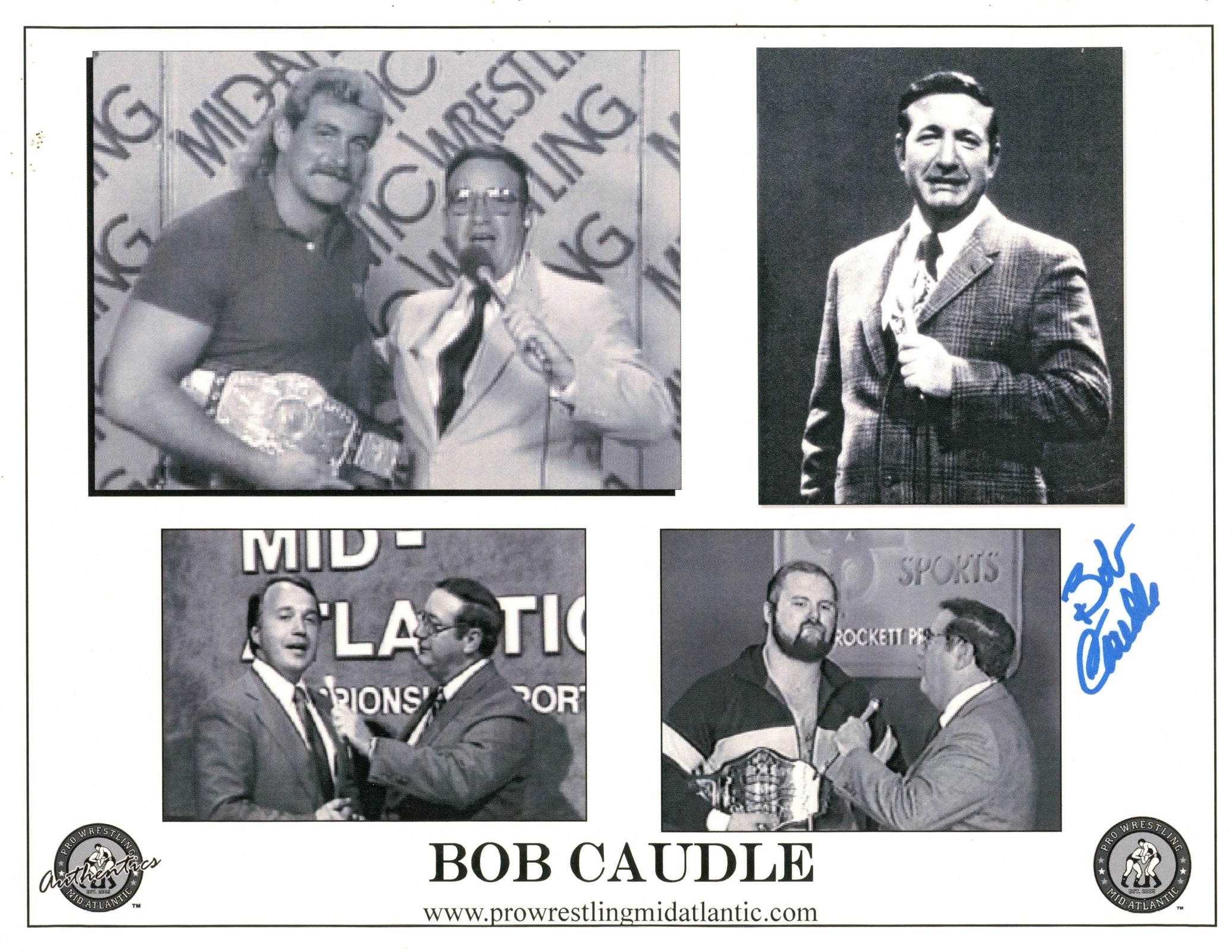 Bob Caudle signed 8x10 Photo – Signed By Superstars