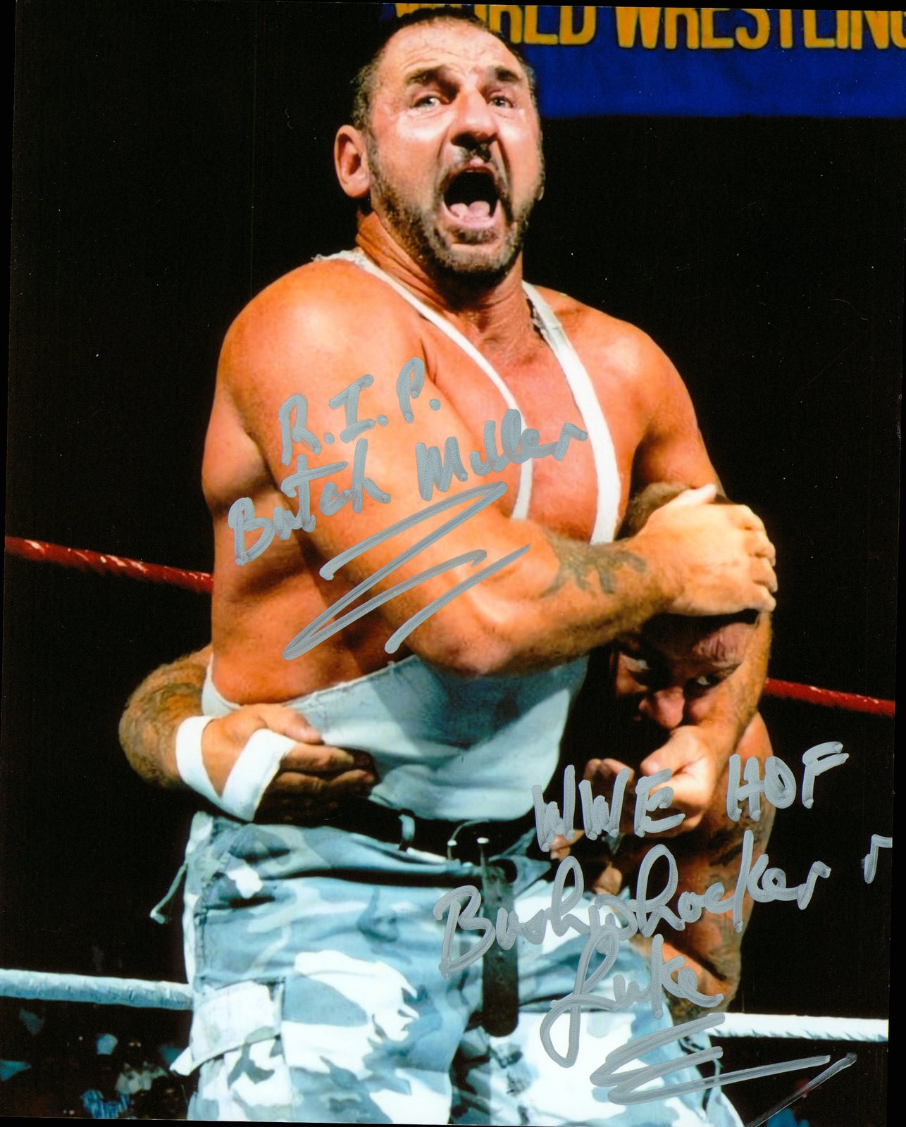 Bushwhacker Luke signed 8x10 Photo – Signed By Superstars