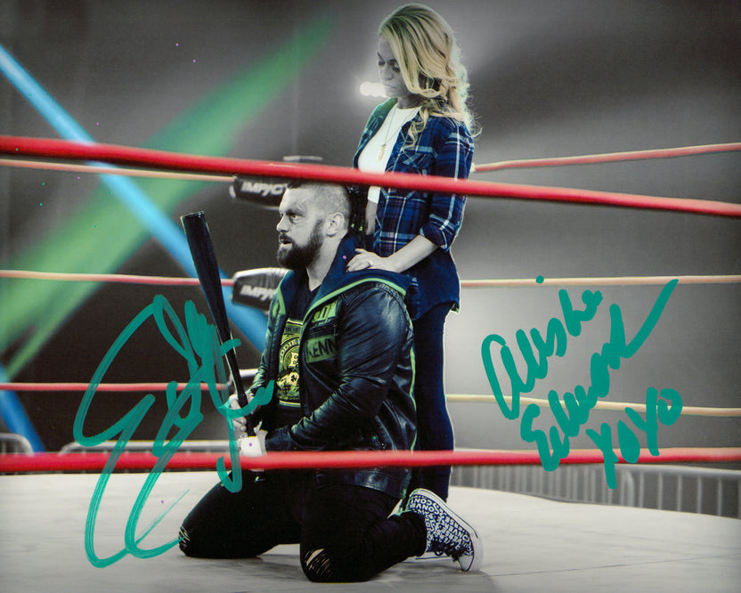 Alisha Edwards & Eddie Edwards dual signed 8x10 Photo – Signed By ...