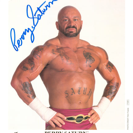 Perry Saturn signed 8x10 Photo – Signed By Superstars