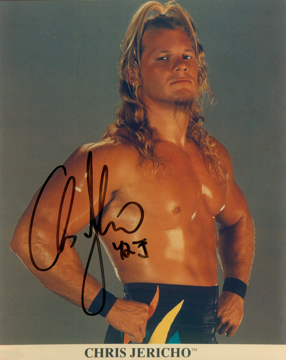 Chris Jericho signed 8x10 Photo – Signed By Superstars