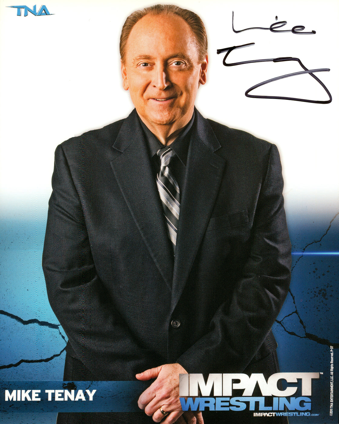 Mike Tenay signed 8x10 Photo – Signed By Superstars