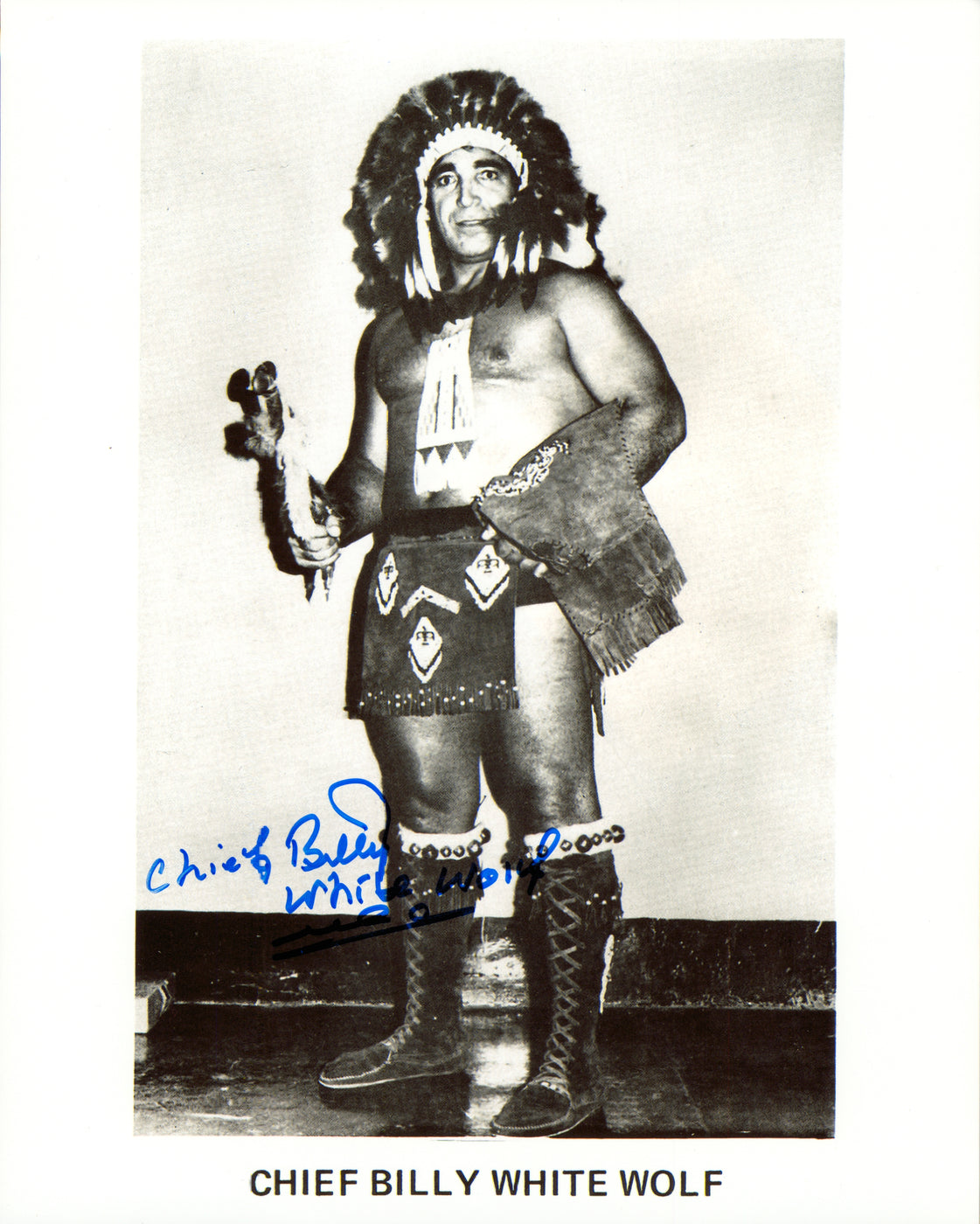 Chief Billy White Wolf (Adnan Al Kaisse) signed 8x10 Photo – Signed By ...