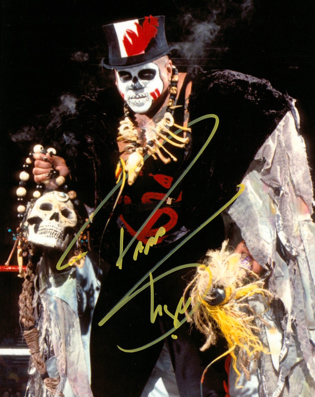Papa Shango signed 8x10 Photo – Signed By Superstars