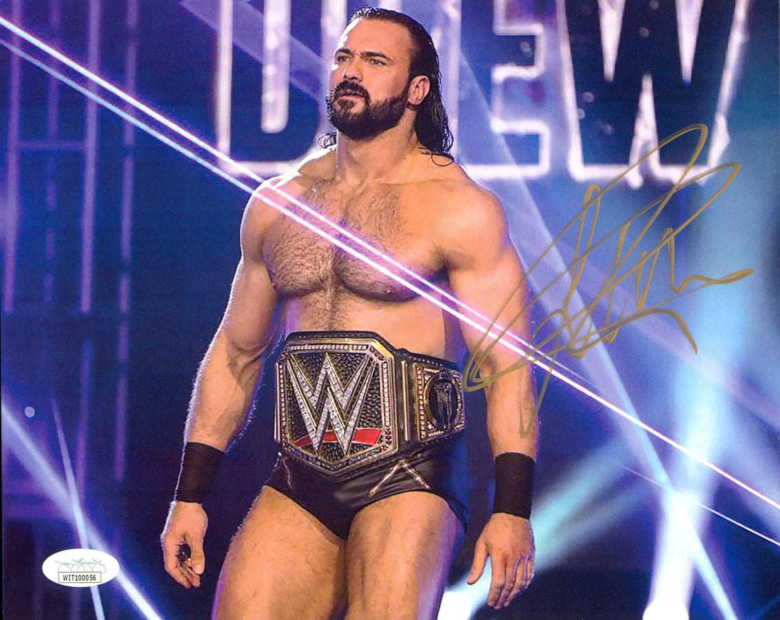 Drew McIntyre signed 8x10 Photo (w/ JSA) – Signed By Superstars