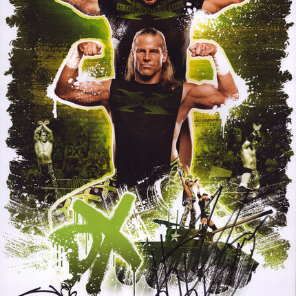 Triple H & Shawn Michaels dual signed 11x17 Photo – Signed By Superstars