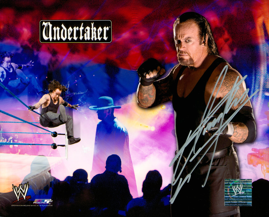 Undertaker signed 8x10 Photo – Signed By Superstars