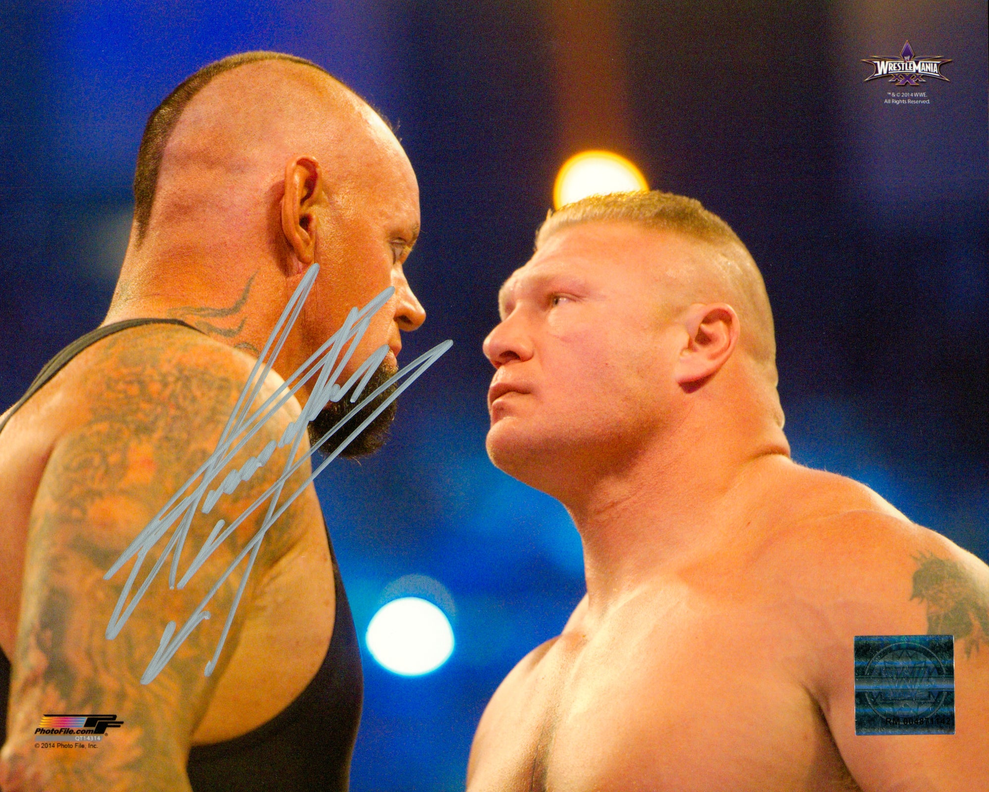 Undertaker signed 8x10 Photo – Signed By Superstars