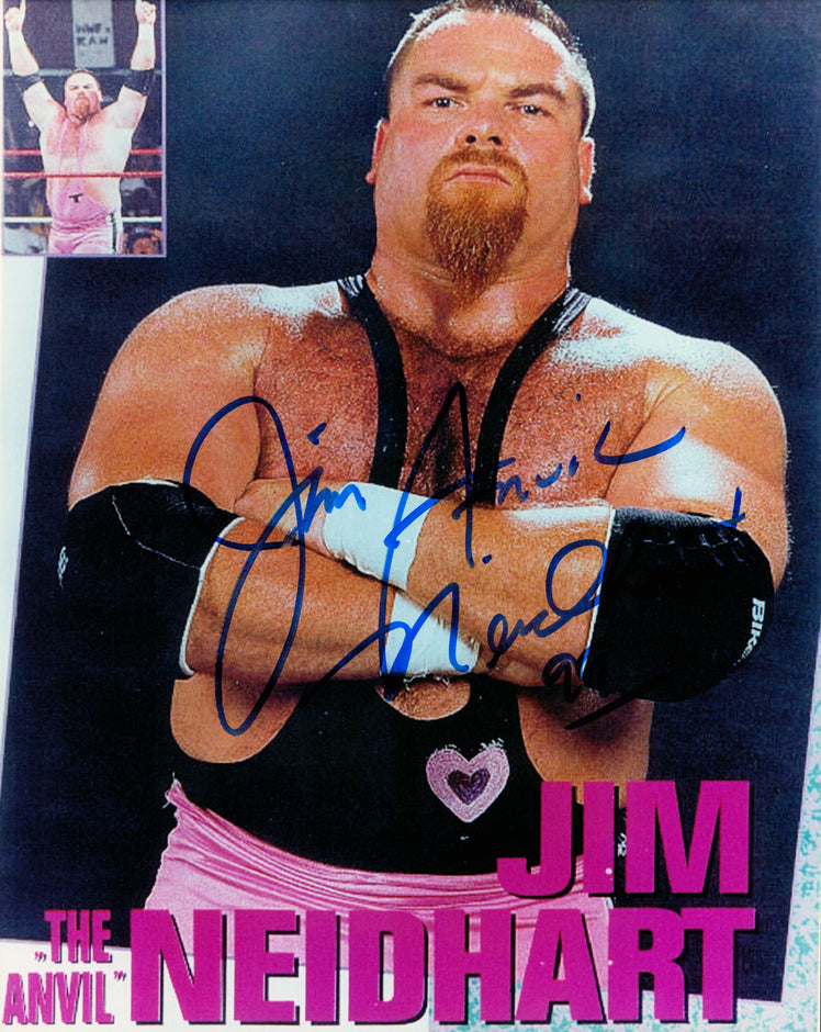 Jim Neidhart signed 8x10 Photo – Signed By Superstars