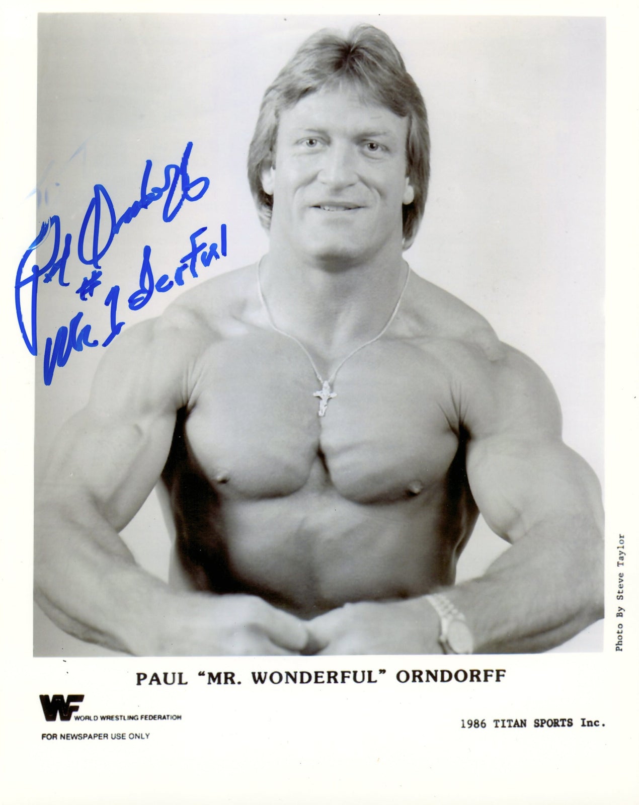 Paul Orndorff signed 8x10 Photo – Signed By Superstars