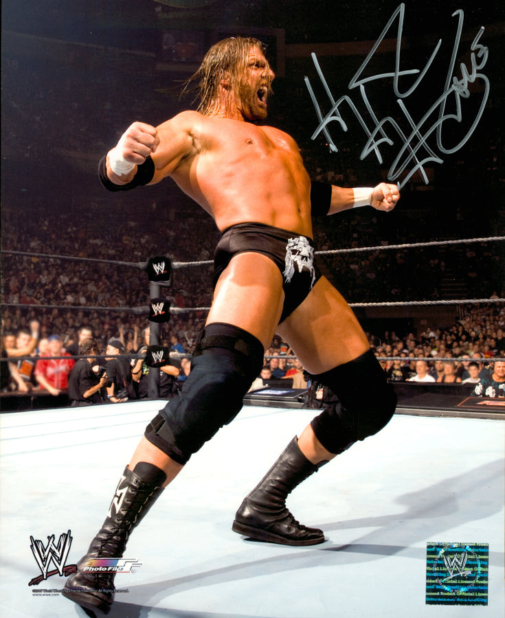 Triple H signed 8x10 Photo – Signed By Superstars