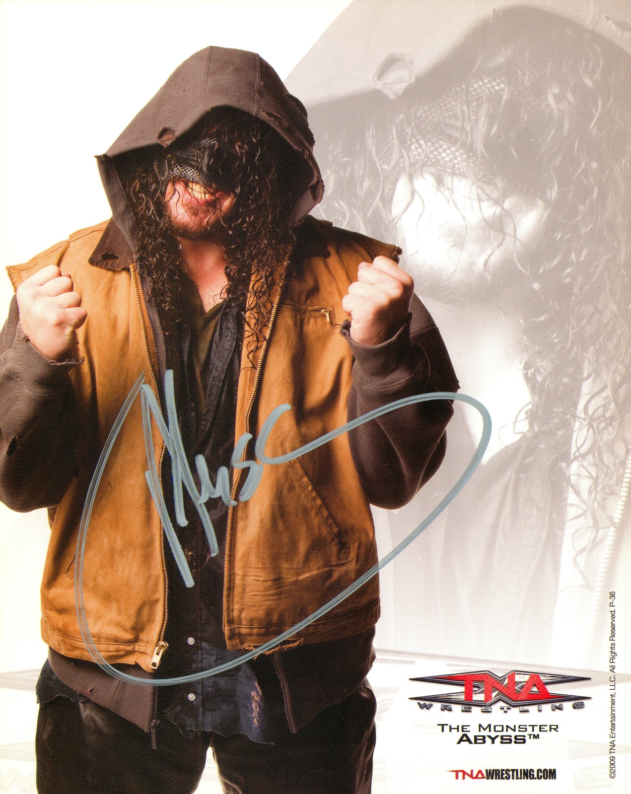 Abyss signed 8x10 Photo – Signed By Superstars