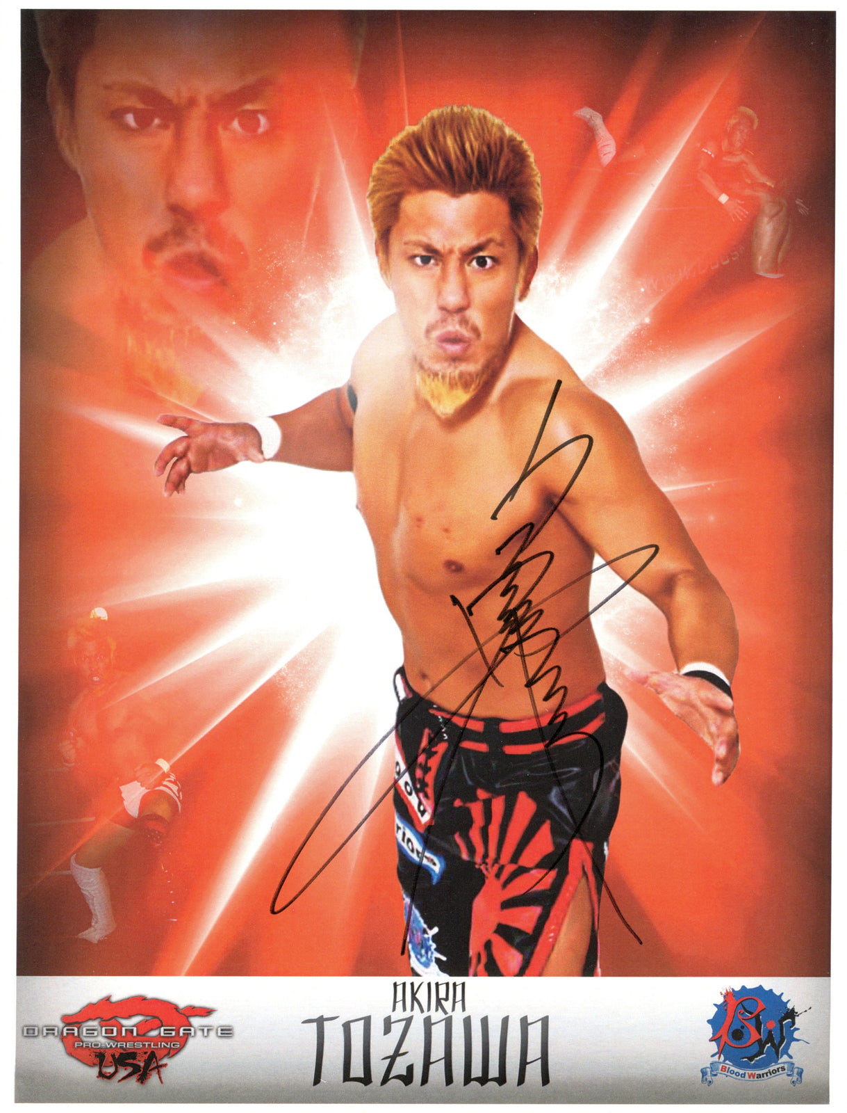 Akira Tozawa signed 8x10 Photo – Signed By Superstars