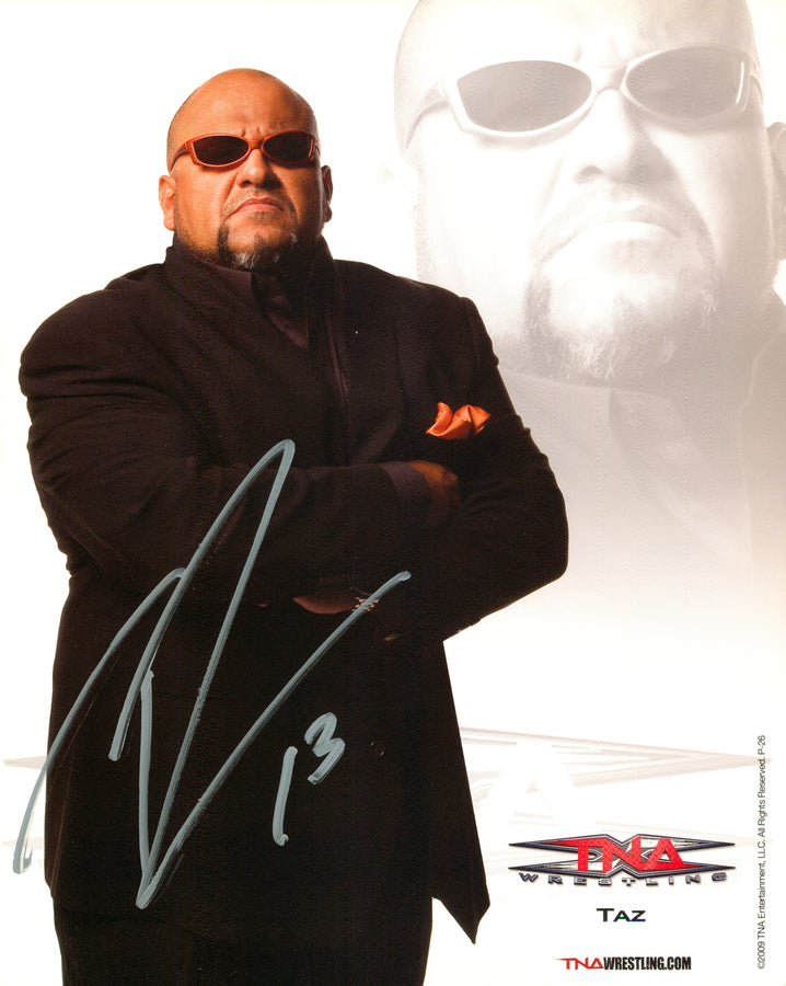 Taz signed 8x10 Photo – Signed By Superstars