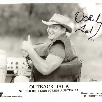 Outback Jack signed 8x10 Photo – Signed By Superstars