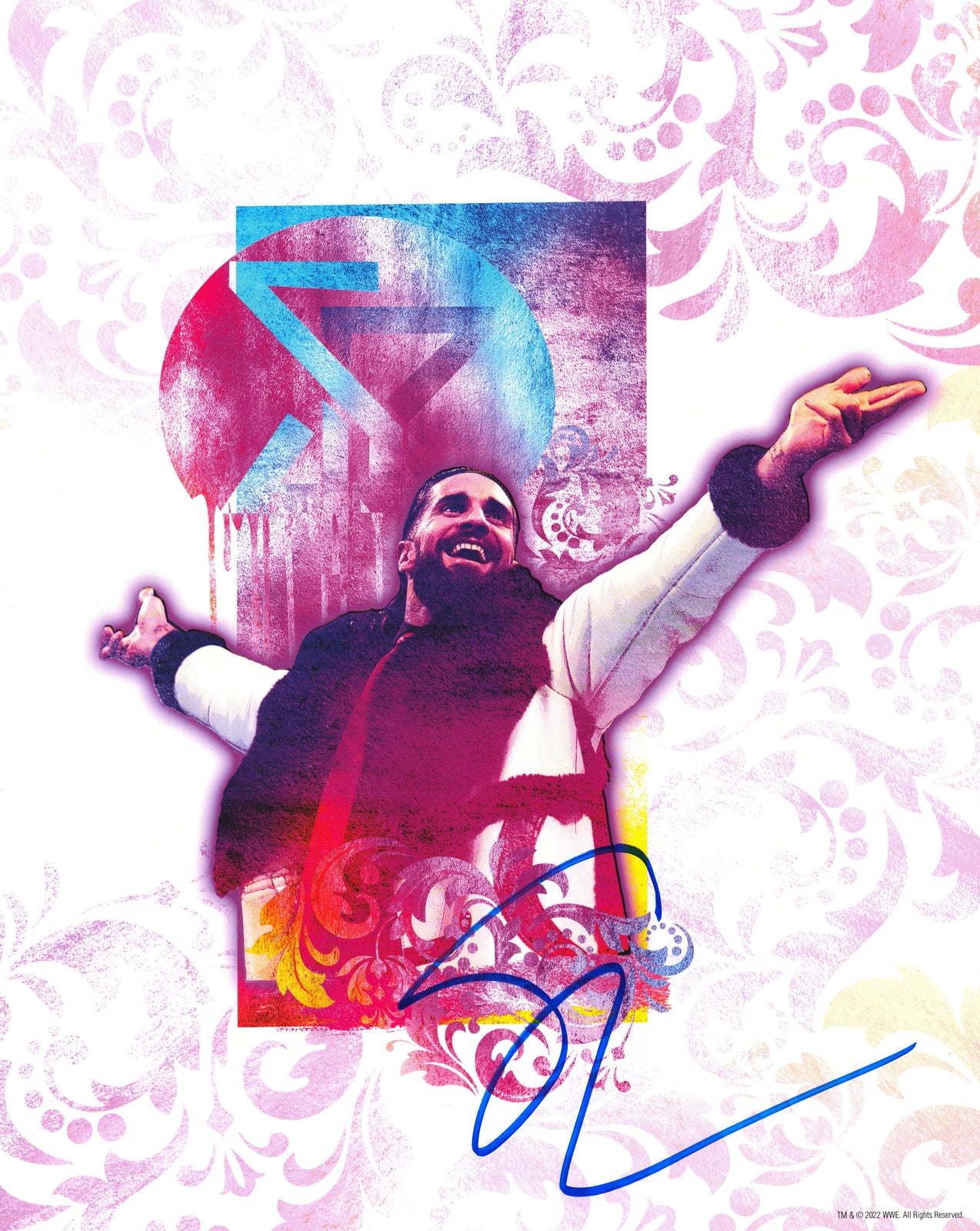 Seth Rollins signed 11x14 Photo – Signed By Superstars