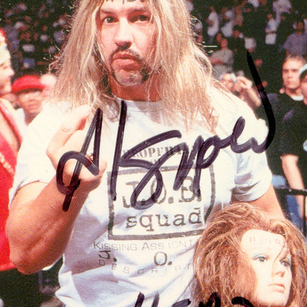 Al Snow & Head signed 1998 Comic Images Trading Card – Signed By Superstars