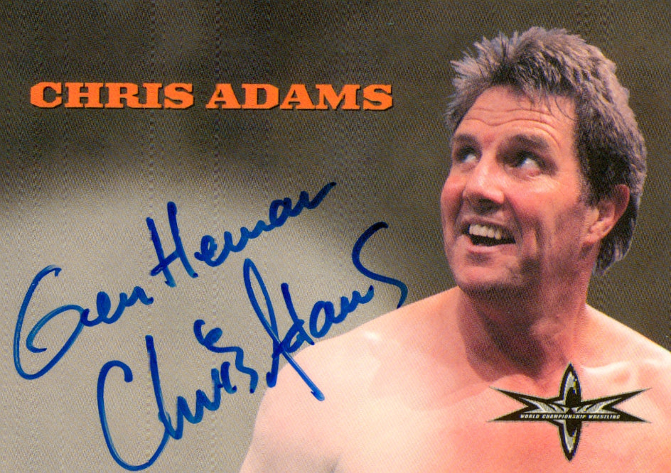 Chris Adams signed WCW/NWO Trading Card – Signed By Superstars