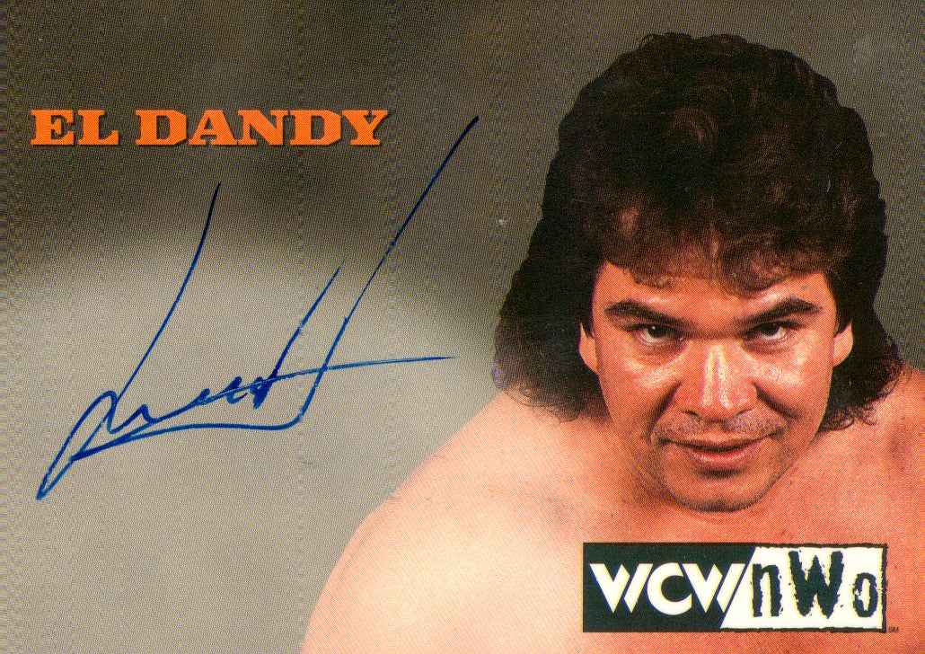 El Dandy signed WCW/NWO Trading Card – Signed By Superstars