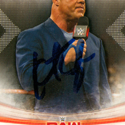 Kurt Angle signed 2019 Topps WWE Trading Card – Signed By Superstars