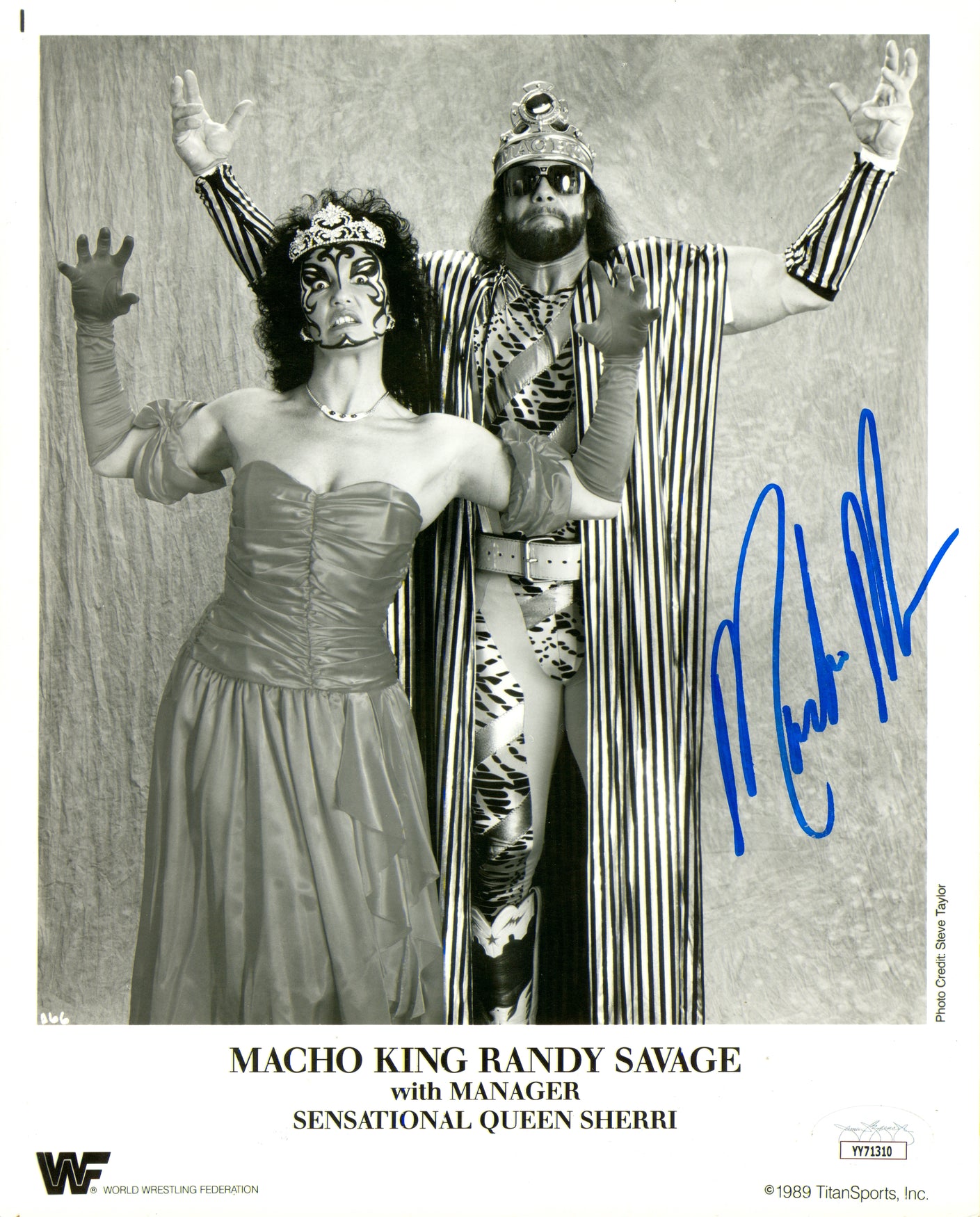 Macho Man Randy Savage signed 8x10 Photo (w/ JSA) – Signed By Superstars