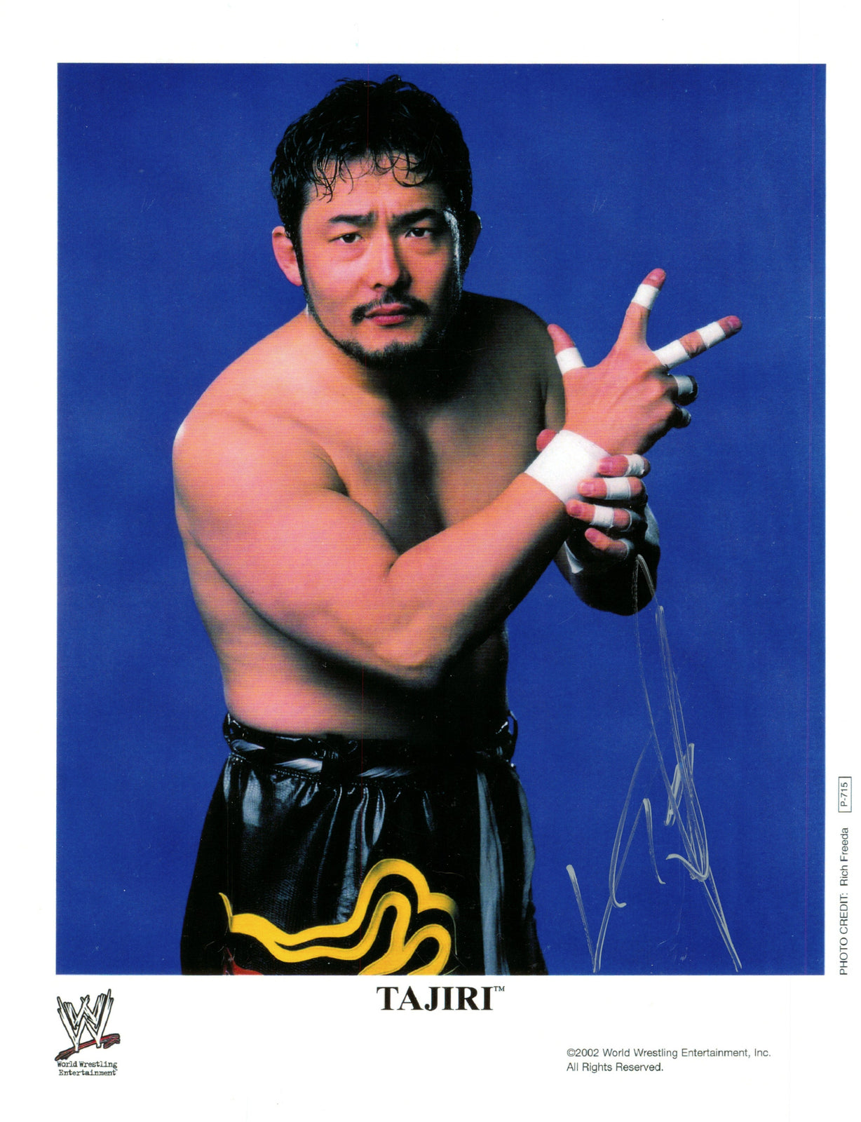 Tajiri signed 8x10 Photo – Signed By Superstars
