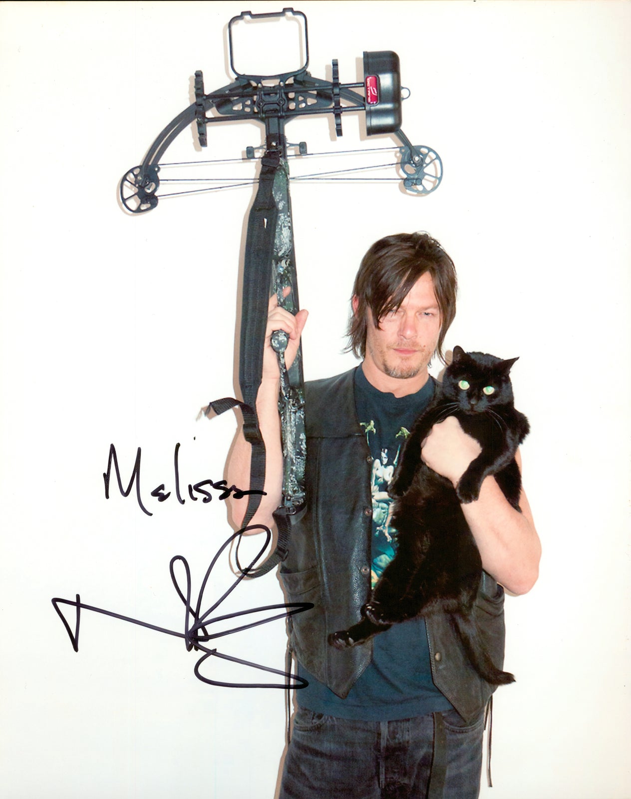 Norman Reedus signed 8x10 Photo – Signed By Superstars