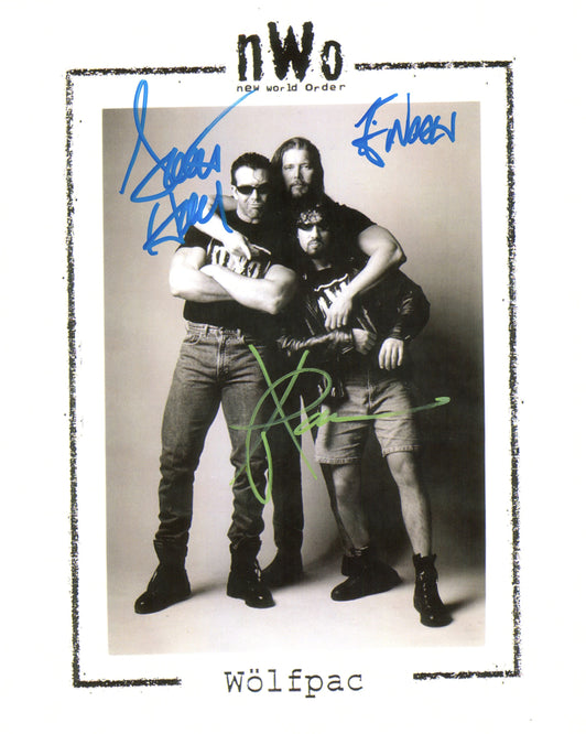 Kevin Nash, Scott Hall & X-Pac triple signed 8x10 Photo – Signed By ...