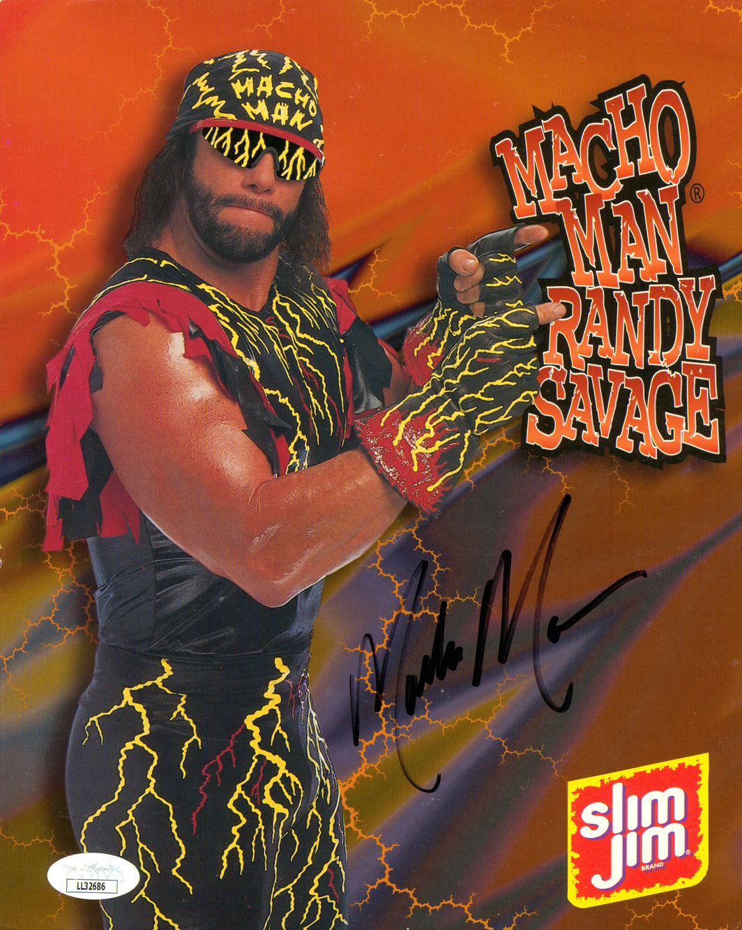 Macho Man Randy Savage signed 8x10 Photo (w/ JSA) – Signed By Superstars