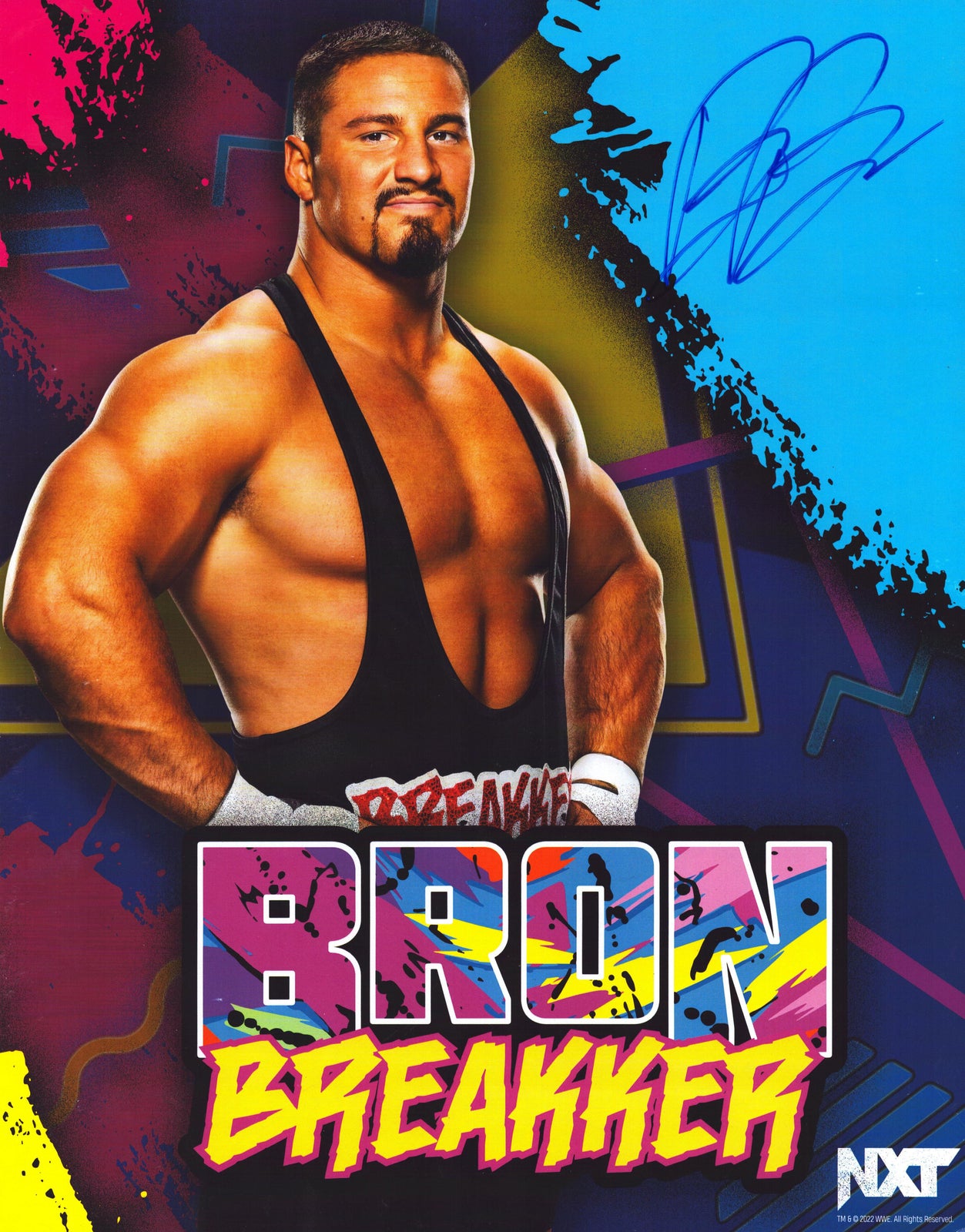 Bron Breakker signed 11x14 Photo – Signed By Superstars