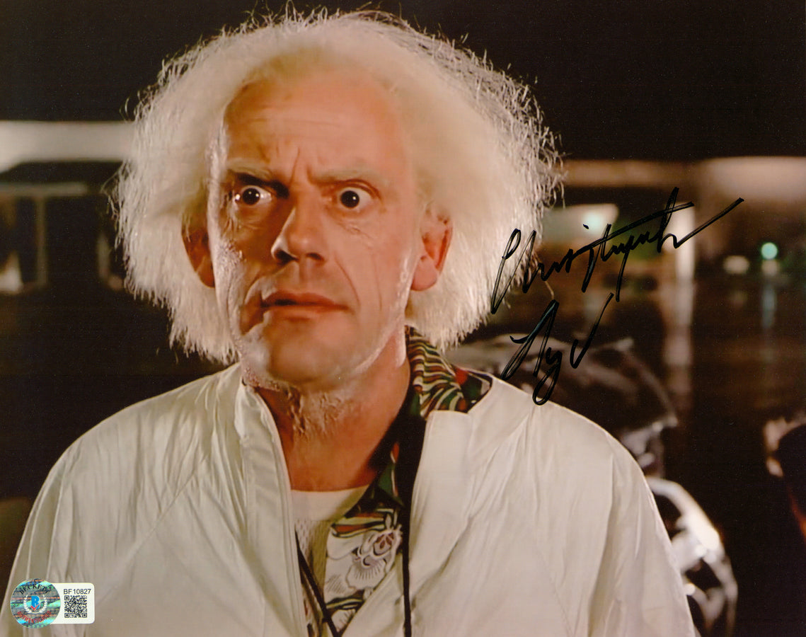 Christopher Lloyd (Back to the Future) signed 8x10 Photo (w/ Beckett ...
