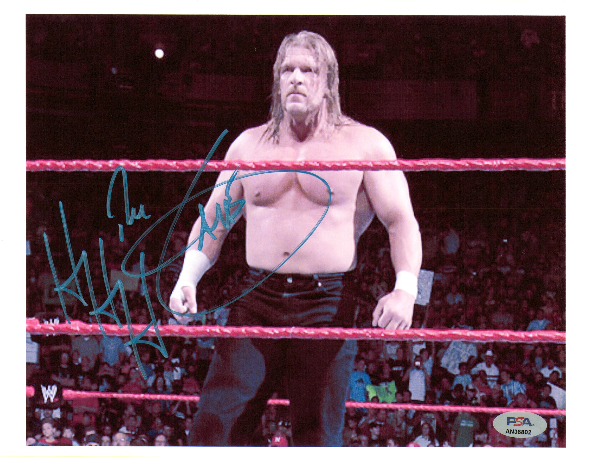Triple H signed 8x10 Photo (w/ PSA) – Signed By Superstars