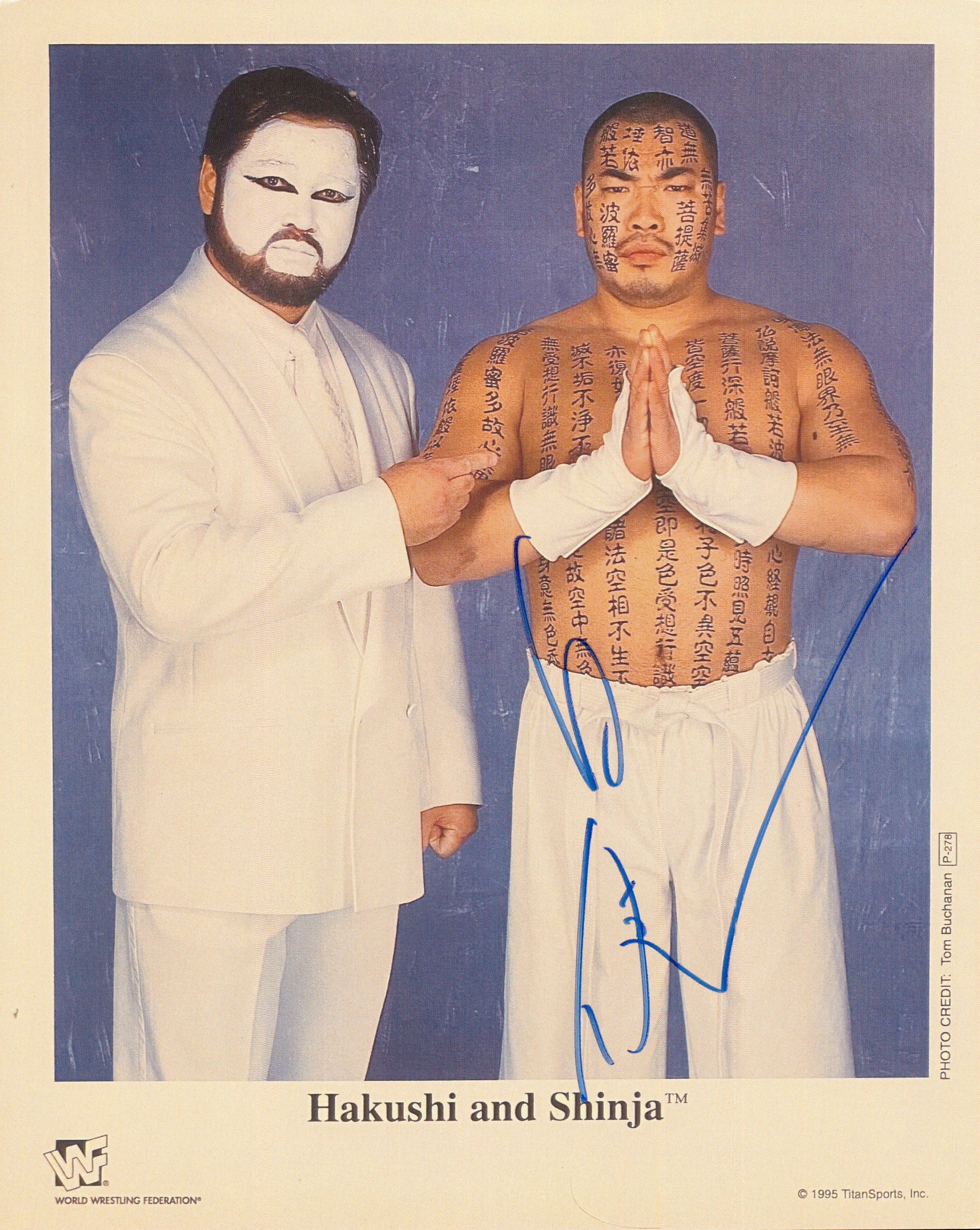 Hakushi signed 8x10 Photo – Signed By Superstars