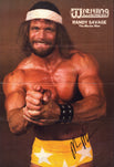 Macho Man Randy Savage signed Magazine Poster – Signed By Superstars