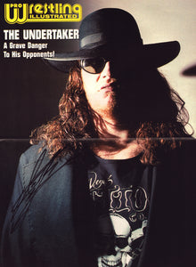 Undertaker signed Magazine Poster – Signed By Superstars