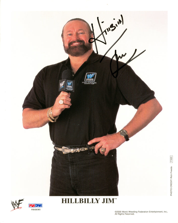 Hillbilly Jim signed 8x10 Photo (w/ PSA) – Signed By Superstars