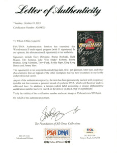 Multi-signed WWF WrestleMania 2 Event Program (w/ JSA & Beckett ...