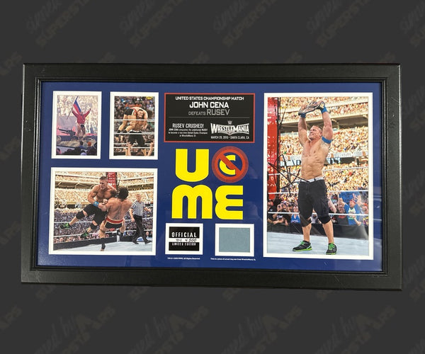 wwe signed plaques