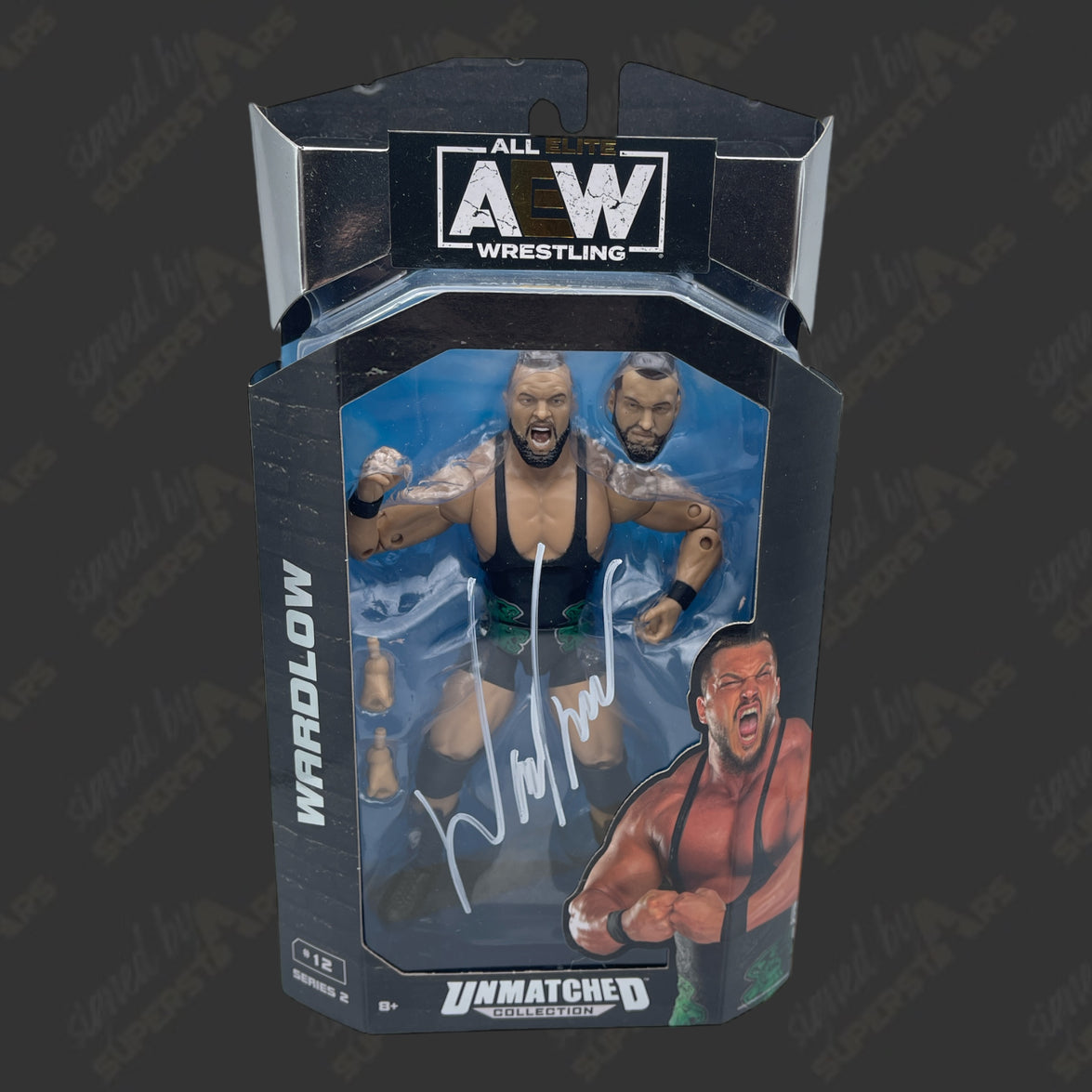 Wardlow signed AEW Unmatched Series 2 Action Figure – Signed By Superstars